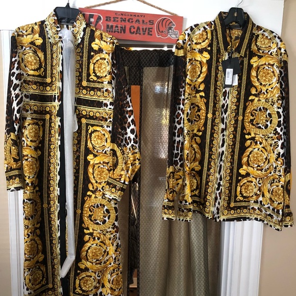 Versace | Shirts | Gianni Versace Wild Baroque Ss92 Silk Shirt | Poshmark